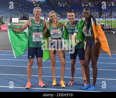 Rhasidat Adeleke, Sharlene Mawdsley, Chris O'Donnell and Thomas Barr of ...