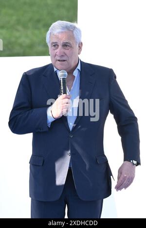 Antonio Tajani during the Swimming Internationals - LX Trofeo "Sette Colli" IP at Foro Italico ...