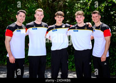 23 June 2024, Hesse, Rüsselsheim: Gymnastics: Nomination Olympic ...