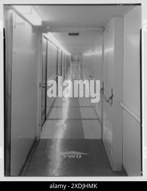Steamship Brasil, Moore McCormack Line. Observation deck, from forward ...