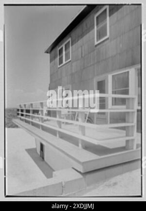 Francis Biddle, residence in Harvey Cedars, New Jersey. Upper porch II ...
