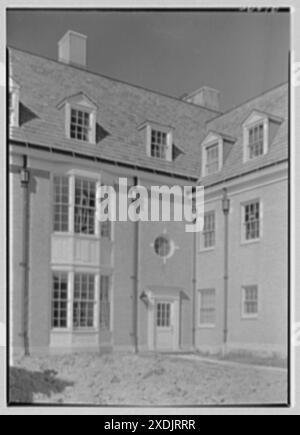 Kent School, Kent, Connecticut. Library, entrance detail. Gottscho ...