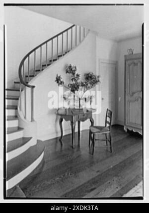 Gerald F. Warburg, residence in Brookville, Long Island. Master bedroom ...