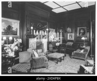 Mrs. Louis Brugiere, residence in Newport, Rhode Island. Library II ...