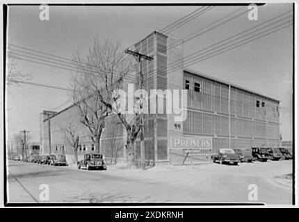 Edo Aircraft Corp., College Point, Long Island. New building from left ...