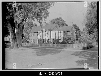 Longmeadow, Massachusetts. Colton house, 1735, from left. Gottscho ...