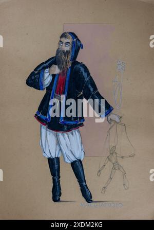 Pinocchio, theatre traditional costume from Pinocchio, traditional ...