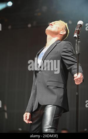 Jason Donovan Performing at Lets Rock Leeds 80s Festival 2024 ,Leeds ...