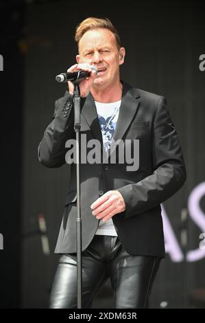 Jason Donovan Performing at Lets Rock Leeds 80s Festival 2024 ,Leeds ...