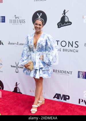 Vanessa Gordon attends the Hampton's Interactive Brunch benefitting ...