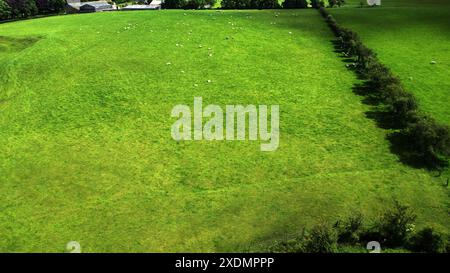 Aerial Photograph of Burwen Castle Roman Fort which is a registered ...