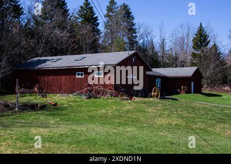 Exhibition hall building at the Albert County Museum in Hopewell Cape ...