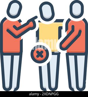 Icon for dont interrupt, intrude Stock Vector Image & Art - Alamy