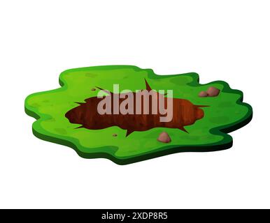 mine pit cartoon vector illustration Stock Vector Image & Art - Alamy