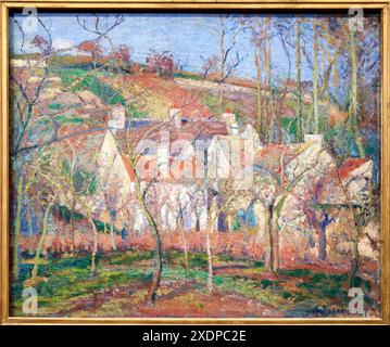 Camille Pissarro (1830-1903), Les Toits rouges, coin de village, effet ...