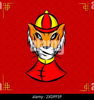 Tiger Chinese Zodiac Sign Stock Vector Image & Art - Alamy