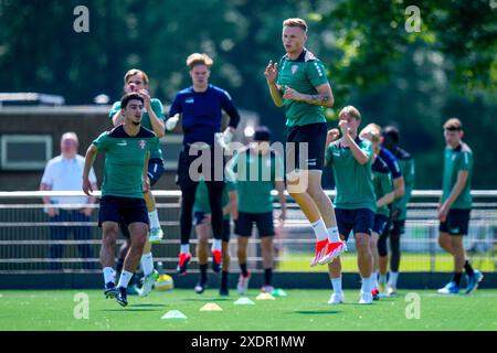 Dordrecht - Players of FC Dordrecht during the first training of the ...
