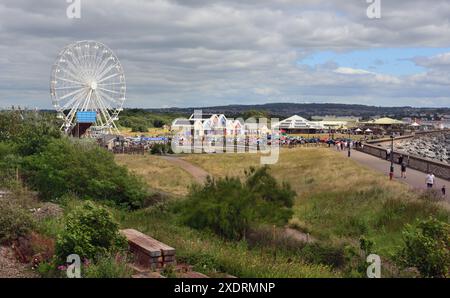The big wheel at Dawlish Warren, South Devon, during the Cofton's ...