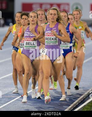 Georgie Bell and Jemma Reekie of Great Britain competing in the women’s ...