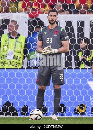Spain goalkeeper Unai Simon during the UEFA Euro 2024, quarter-final ...