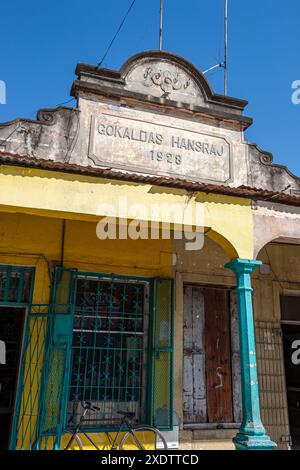 Mozambique, Sofala, Beira, Downtown, Old colonial building Stock Photo ...