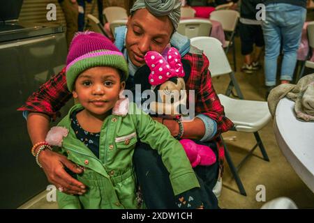 Sacramento, Ca. 14th Feb, 2024. Tanika Williams holds up her cellphone ...