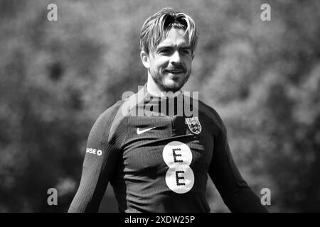 Jack Grealish pictured training with his England team mates. Credit ...