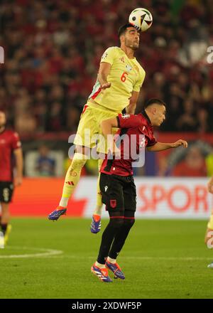 Mikel Merino Zazon of Spain during the EURO 2024, Group B football ...