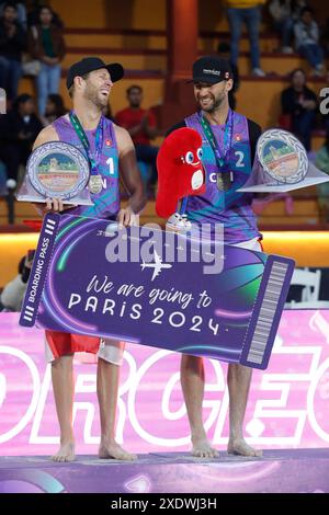 Samuel Schachter #1 and Daniel Dearing #2 of Team Canada celebrating ...