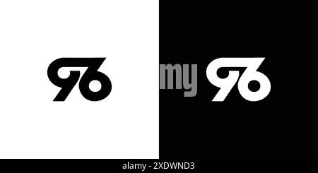 Modern and unique number 96 logo design Stock Vector Image & Art - Alamy