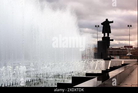 Lenin on the armored car - monument at the Finnish railway station in ...