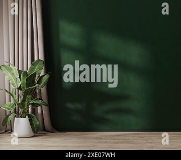 A 3d rendering illustration of a green plant bud on soil, isolated on a ...