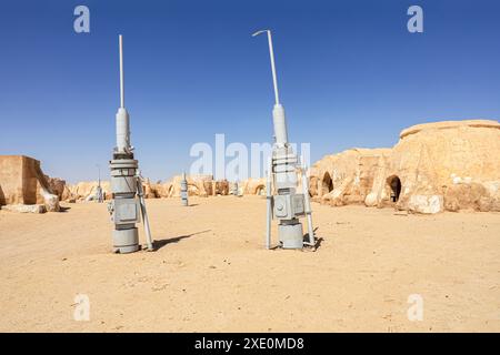 Star wars decorations, Chott el Gharsa, Tunisia Stock Photo - Alamy