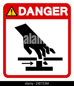 danger of a cutting accident, safety and injury prevention at work ...