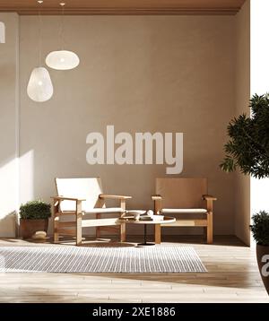 Modern interior of room with bright armchair Stock Photo - Alamy