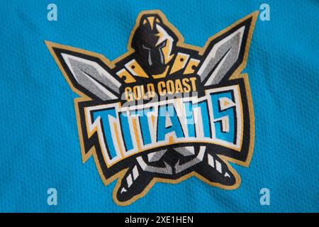 Gold Coast Titans Emblem/Crest/Logo Stock Photo - Alamy