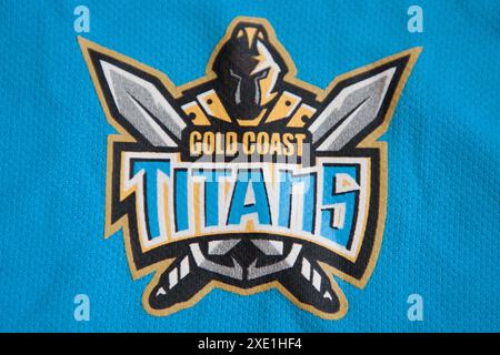 Gold Coast Titans Emblem/Crest/Logo Stock Photo - Alamy