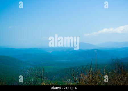 Ouachita Mountains in Oklahoma, Seen From the Talimena Drive Stock ...
