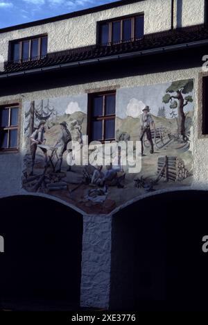 Bad Toelz, Germany. 6/1990. Flint Kaserne. The Schutzstaffel (SS). Bad ...