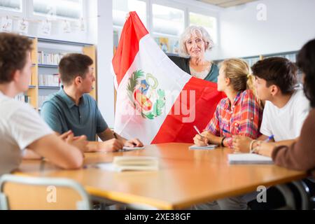 Interesting story about Peru while teaching high school students in ...