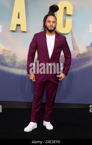 Sebastian Thiel attends the Supacell Global Premiere at Odeon Luxe in ...