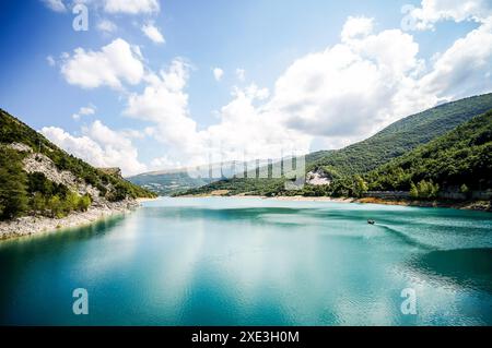lake in mountains, digital photo picture as a background Stock Photo ...