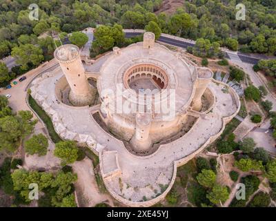 Castillo de Bellver Stock Photo - Alamy