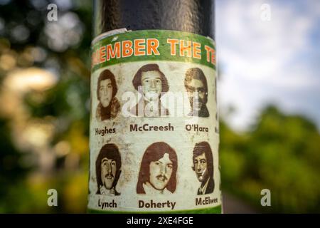 Éirígí poster commemorating the 1981 hunger strike, Galway, Ireland ...