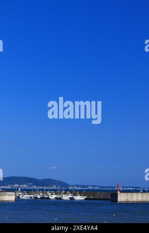 Kamakura Japan - Fishing Port at Koshigoe Beach Stock Photo - Alamy