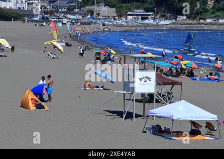Kanagawa Prefecture Koshigoe Beach Stock Photo - Alamy