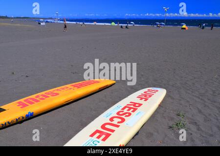Surf patrol at Oiso Beach Stock Photo - Alamy