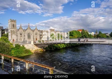 Deconsecrated Convent of Mercy Corrib River Stock Photo - Alamy