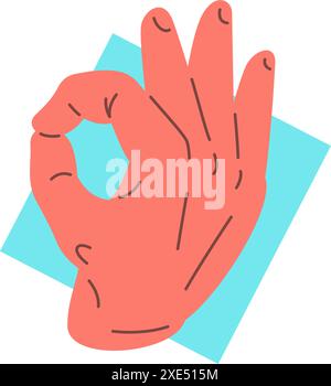 cartoon most excellent hand gesture Stock Vector Image & Art - Alamy