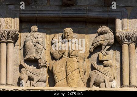 Middle-Byzantine, Romanesque and Gothic main facade of Basilica ...